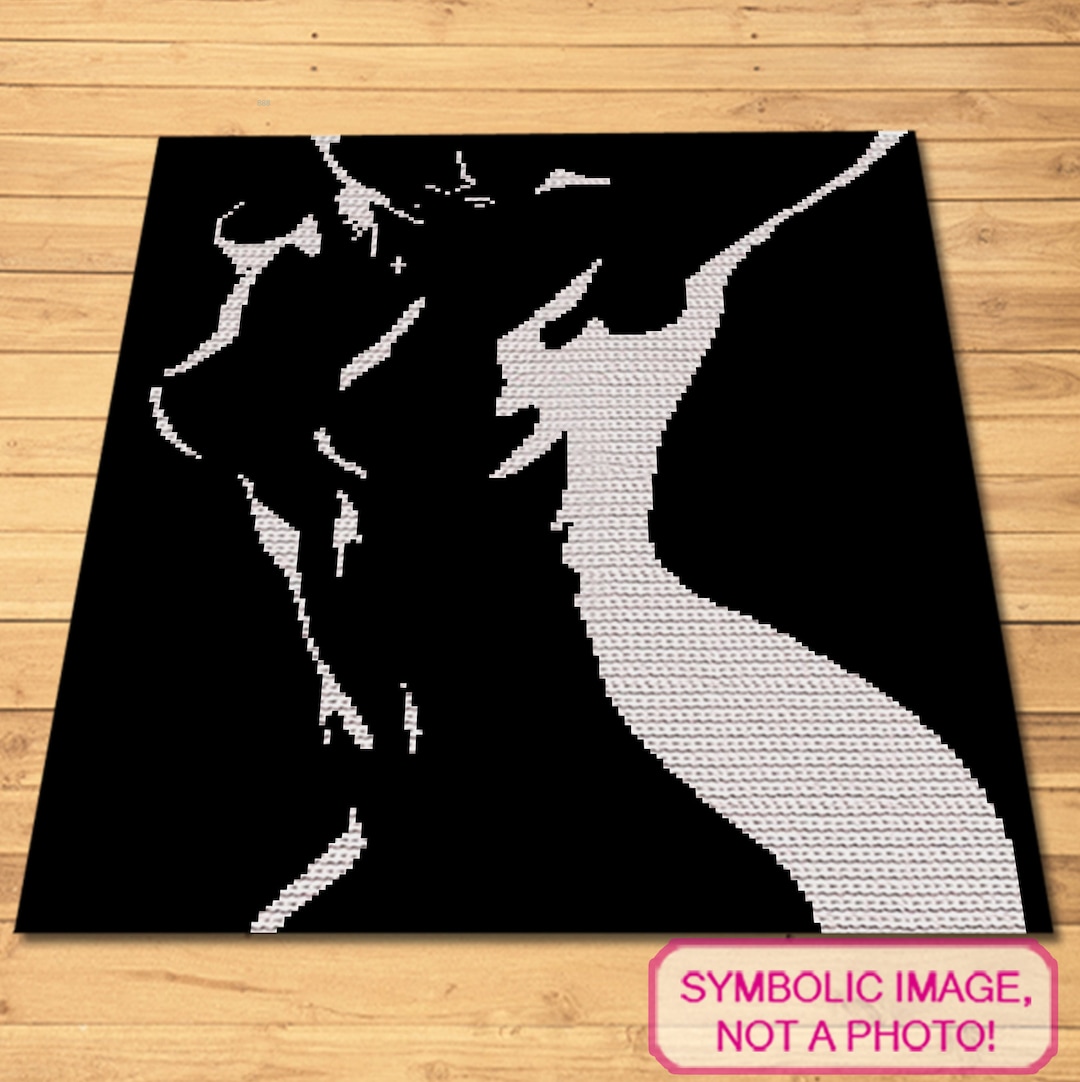 Erotic Crochet Pattern - Tapestry Crochet Blanket Pattern, Crochet ...