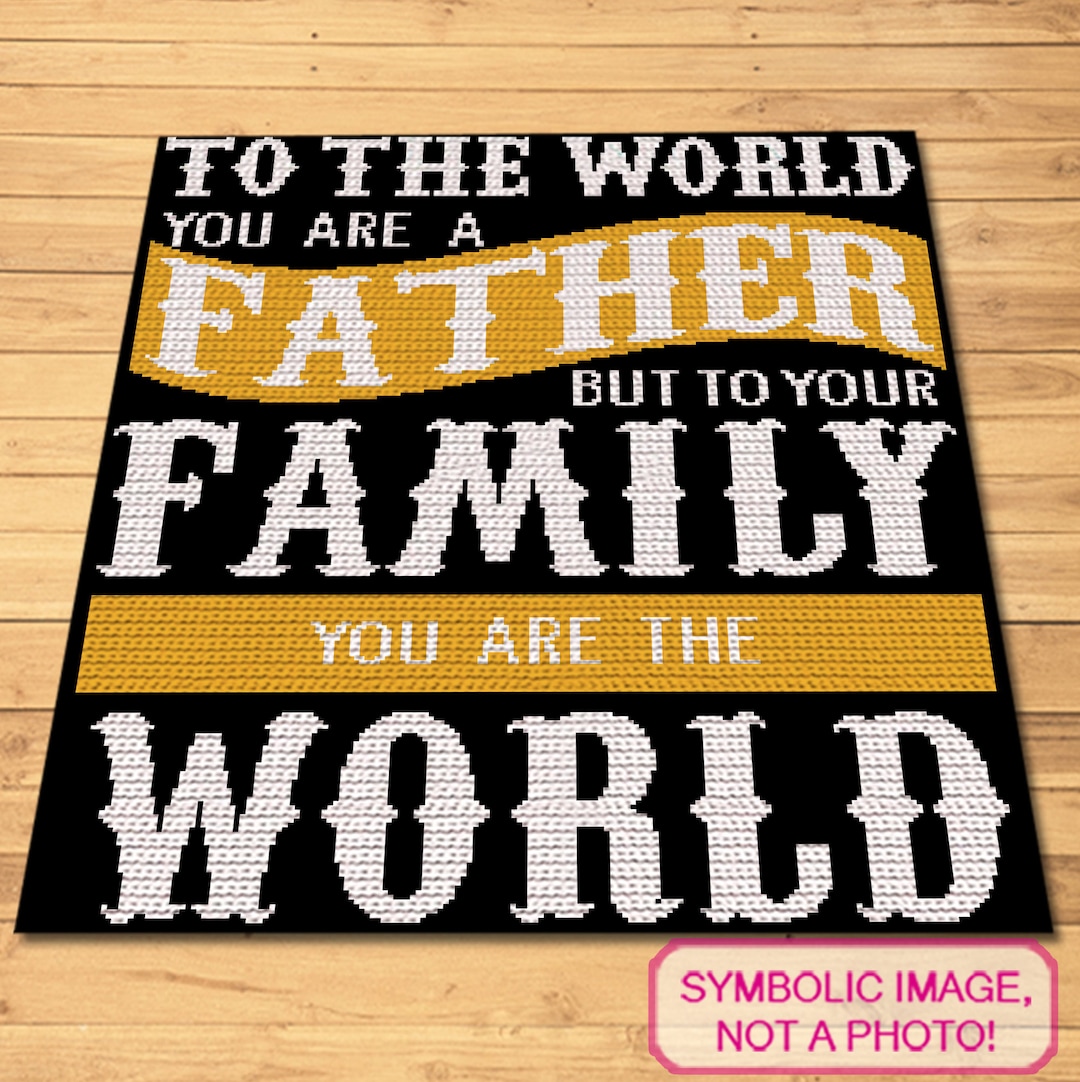 Crochet Family - Tapestry Crochet Blanket Pattern - Crochet Graphgan ...