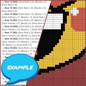 Crochet Emoji Pattern, C2C Graphgan Pattern, Crochet Pillow Pattern ...