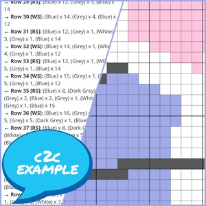 Crochet Bunny Pattern Bundle, C2C Graphgan Pattern, Easter Crochet ...