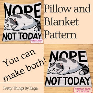 Crochet Fat Cat Pattern BUNDLE, Cat Pillow Pattern, Lazy Cat Crochet ...