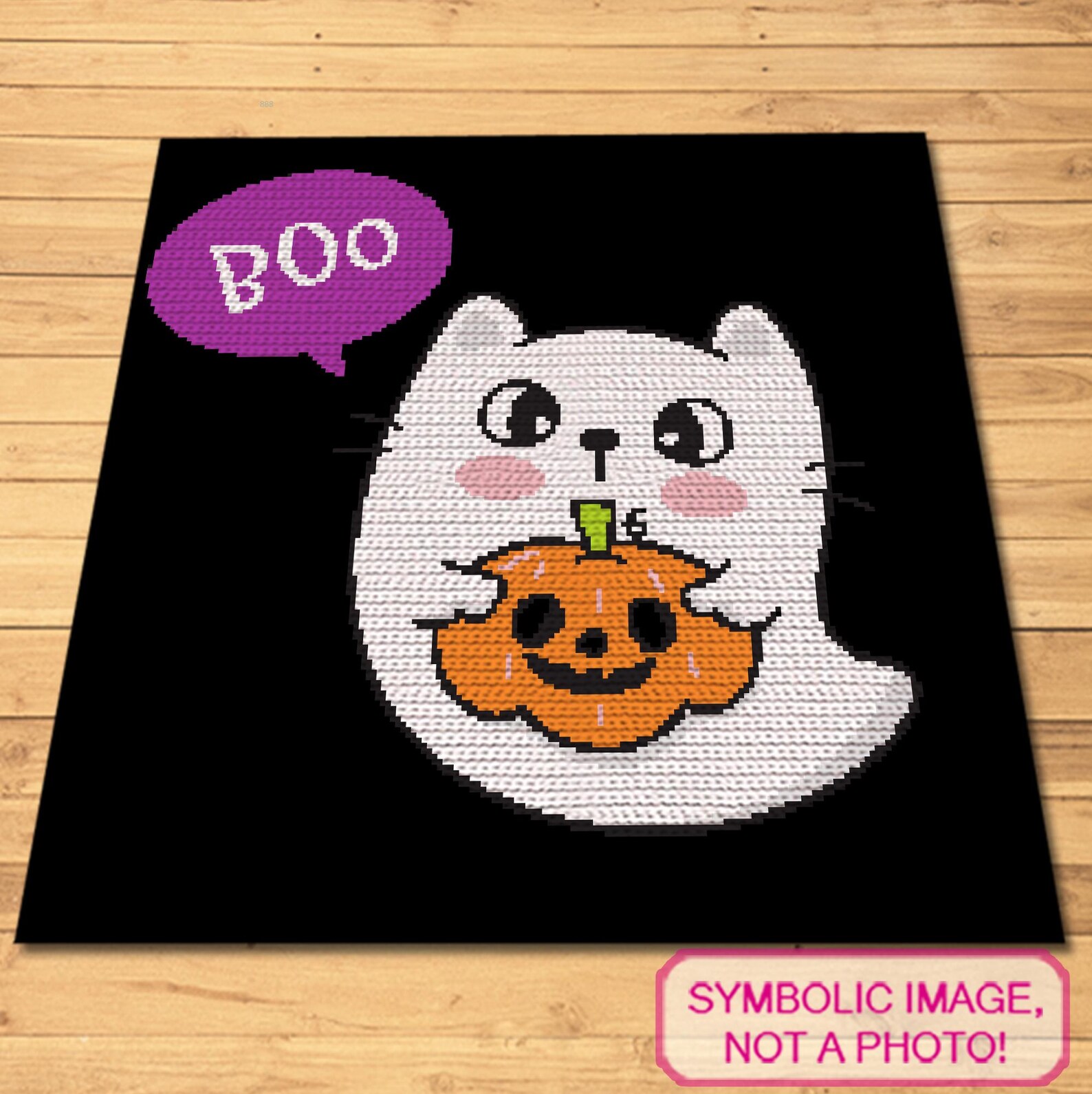Crochet Cat Pattern, Cute Crochet Pattern, Crochet Blanket Pattern ...