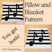 C2C Crochet Blanket Pattern, Crochet Pillow Pattern, Crochet Music Note ...