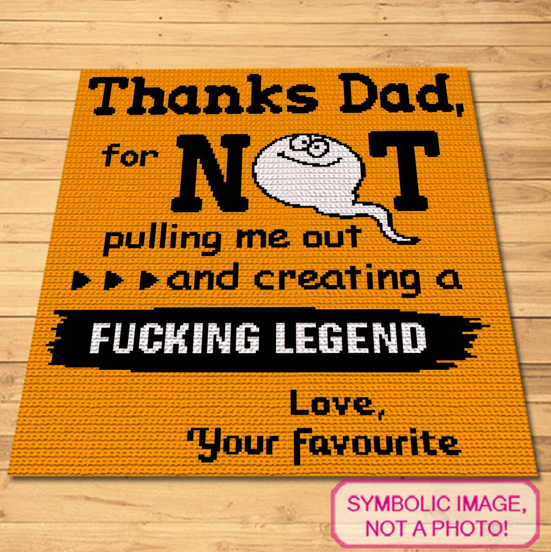 Crochet Dad, Crochet Fathers Day - SC Crochet Blanket Pattern - Crochet ...