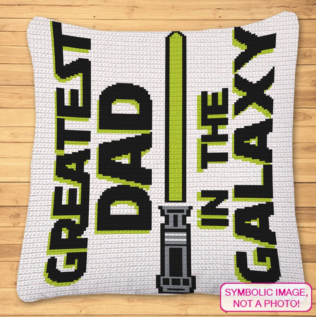 Crochet Dad Pattern, Tapestry Crochet Blanket Pattern, Crochet Pillow ...