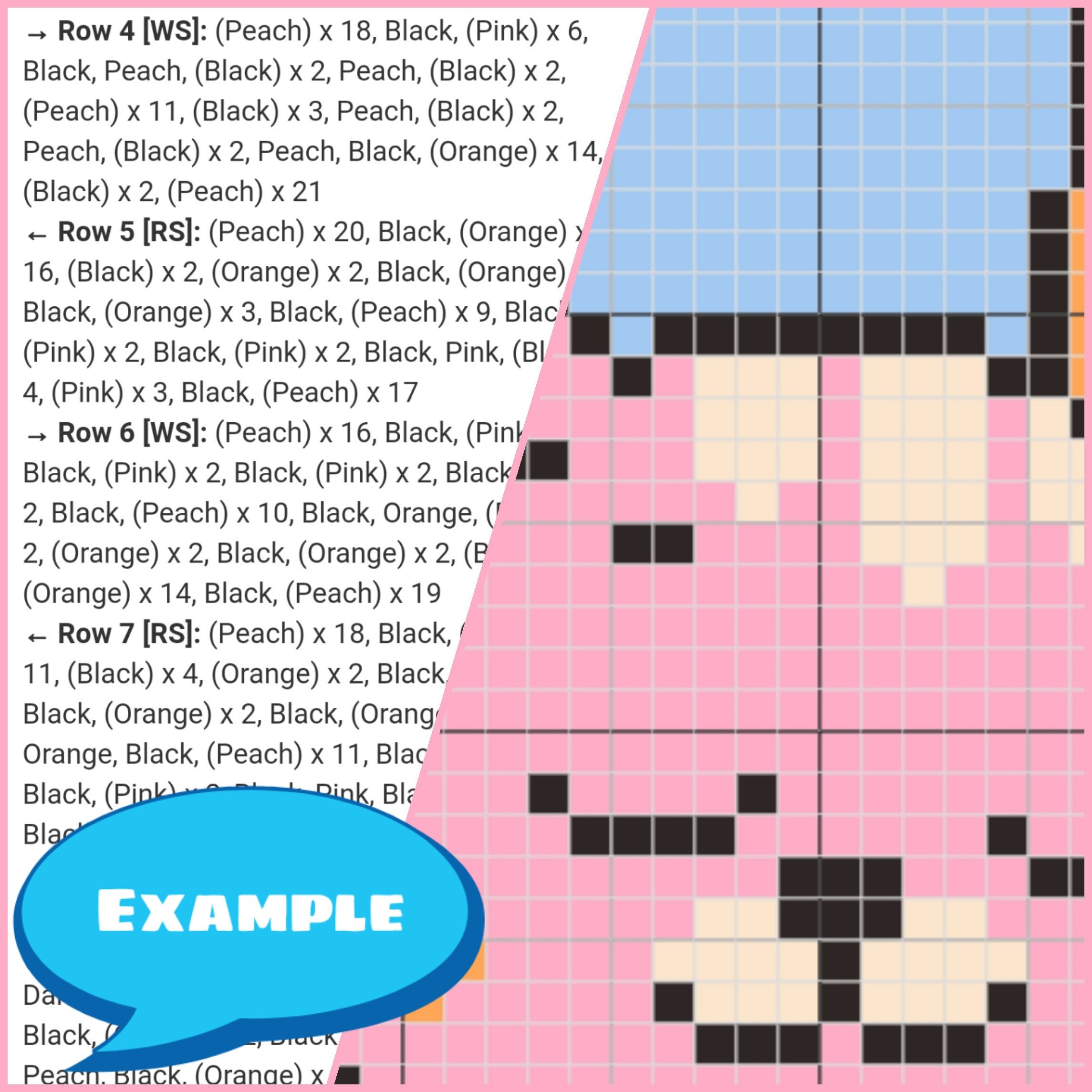 Crochet Cat Pattern C2C Graphgan Pattern Crochet Animal | Etsy