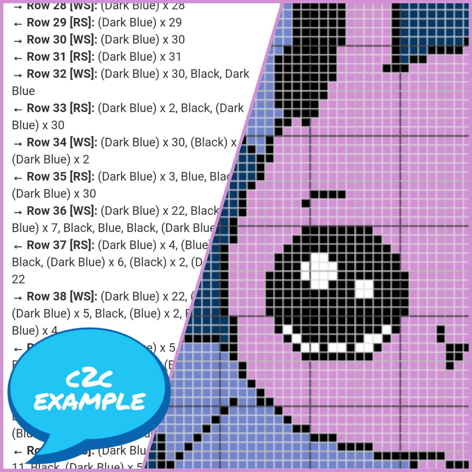 Crochet Halloween Bat Pattern Crochet BUNDLE C2C Crochet - Etsy