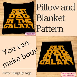 Crochet Dad Pattern BUNDLE, C2C Graphgan Pattern, Crochet Pillow ...