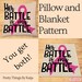 Cancer Crochet Blanket Pattern, Crochet Pillow Case, Chemo Crochet, C2C ...