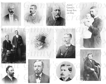 Printed Vintage Victorian Ladies Scrap Collage Sheet 101 8.5 - Etsy