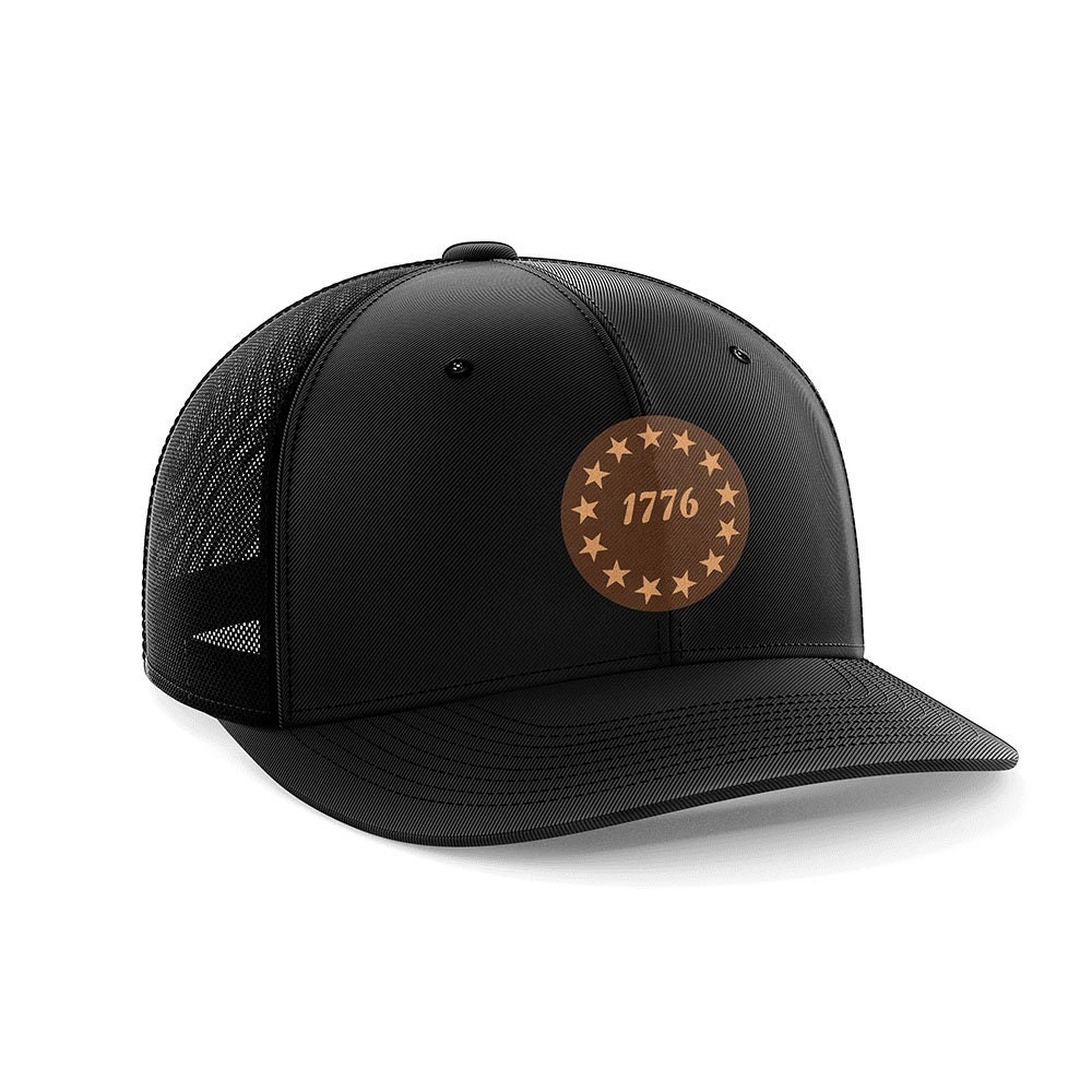 1776 Stars Leather Patch Hat - Etsy