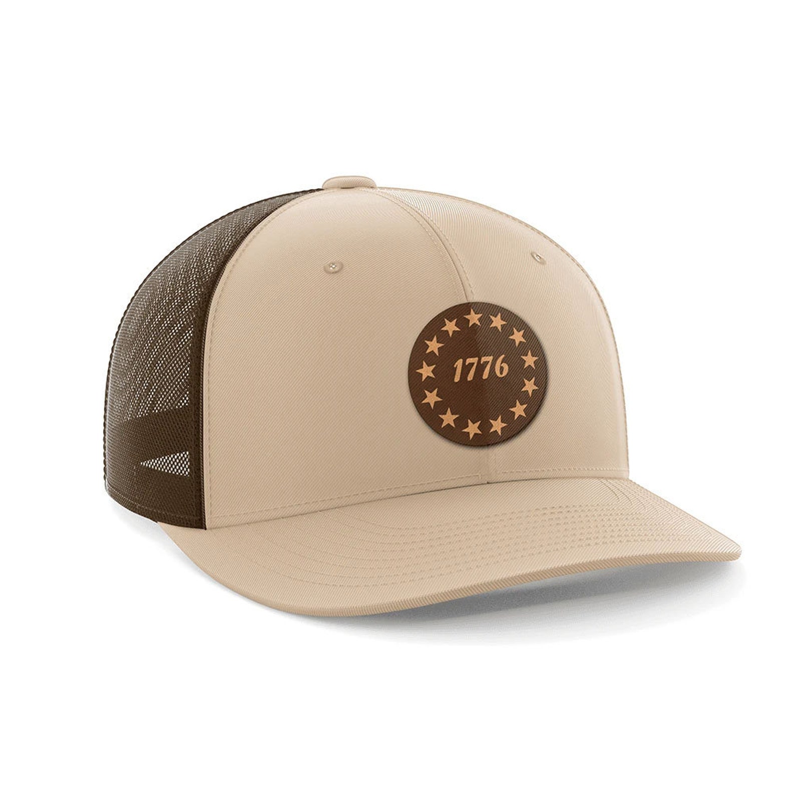 1776 Stars Leather Patch Hat - Etsy