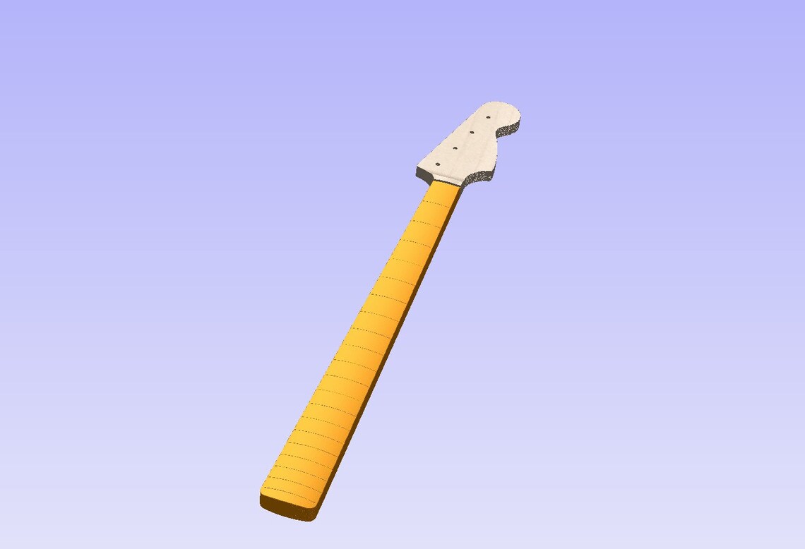 JAZZ BASS 1960/65 Model for CNC Router Carving Machine 3d Printer ...