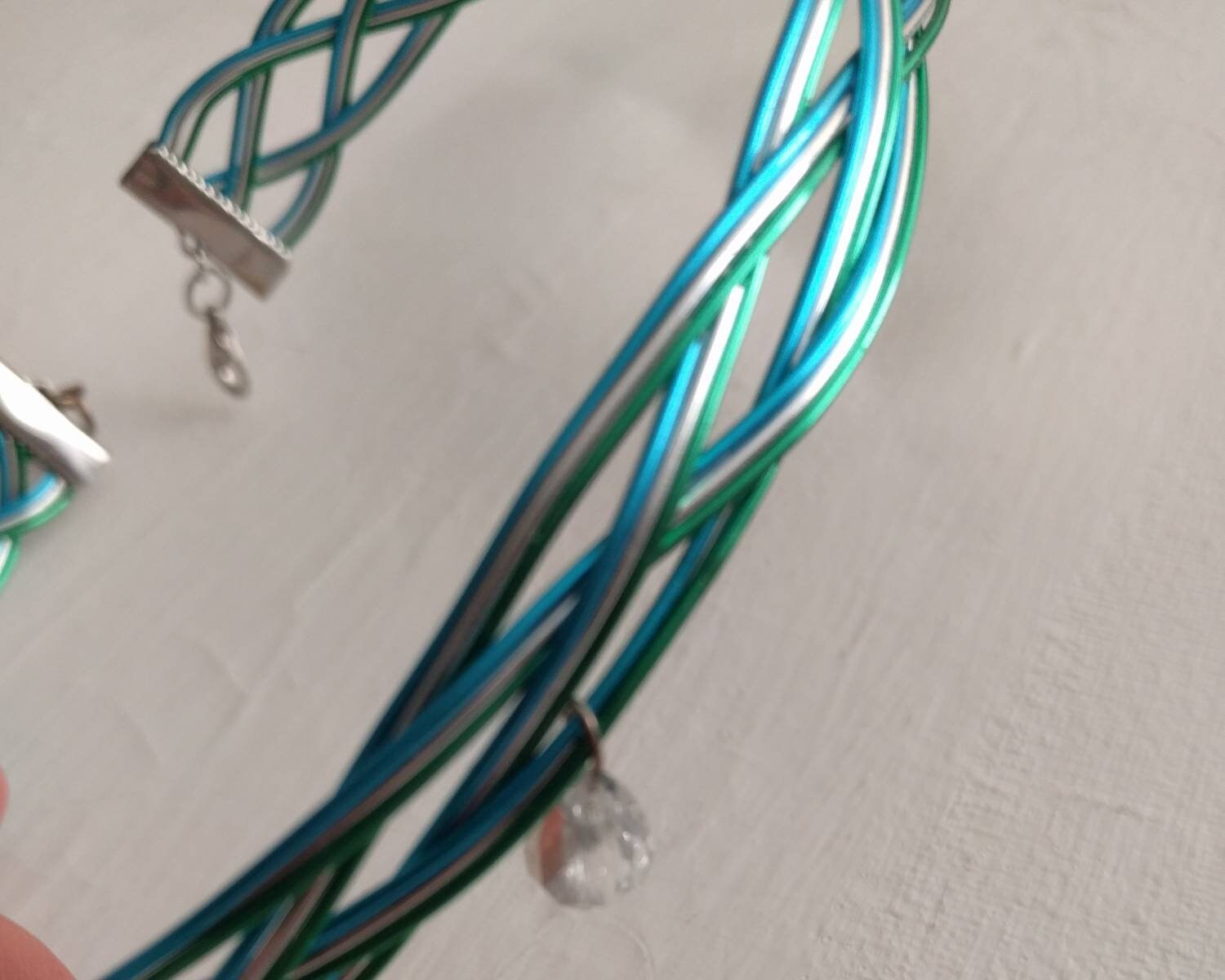 Tri-color Viking Weave Choker - Etsy