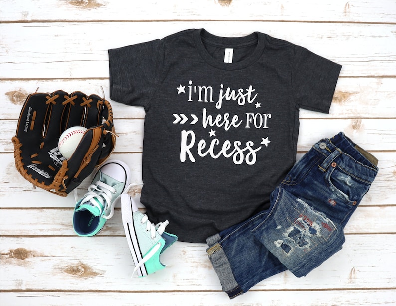 I'm Just Here for Recess SVG Svg File Download Svg | Etsy