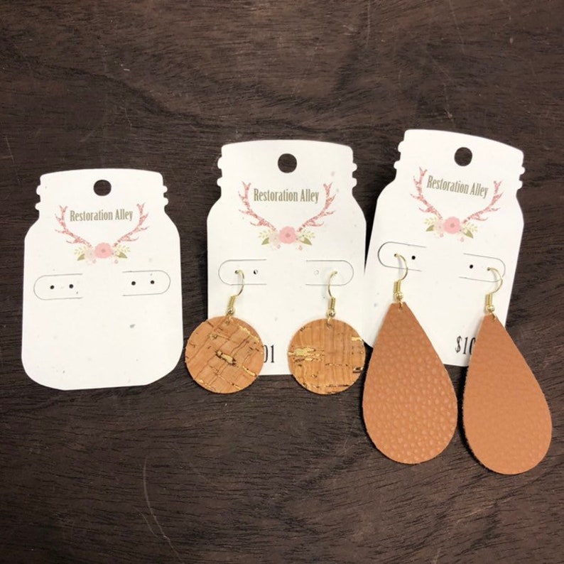 Custom Earring Card - Etsy