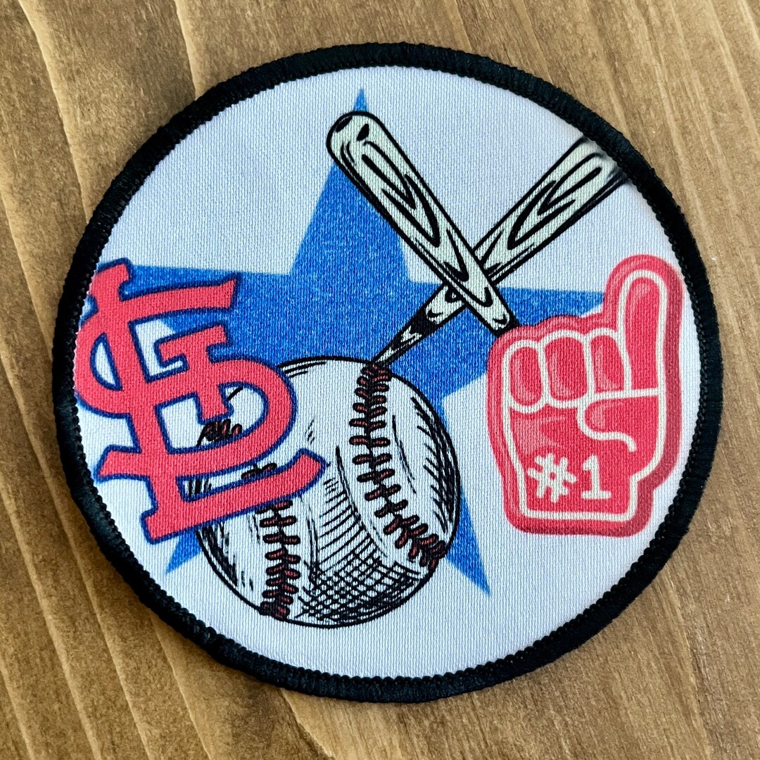 STL Baseball Iron on Patch, Baseball Patch, Trucker Hat Patch, Iron on ...