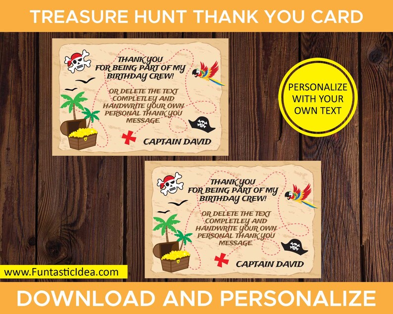 Treasure Hunt Birthday Party Full Pack Treasure Hunt Birthday - Etsy
