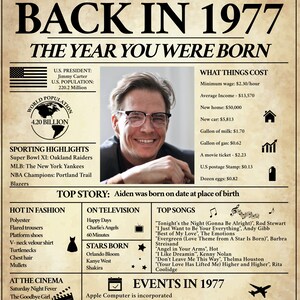 Back in 1977, What Happened in 1977, 1977 Back in the Day, Unique ...