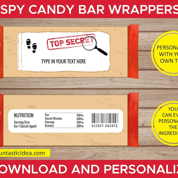 Candy Labels - Etsy