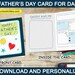Fathers Day Pack, Fathers Day Card, Fathers Day Gift Tags, Father's Day ...