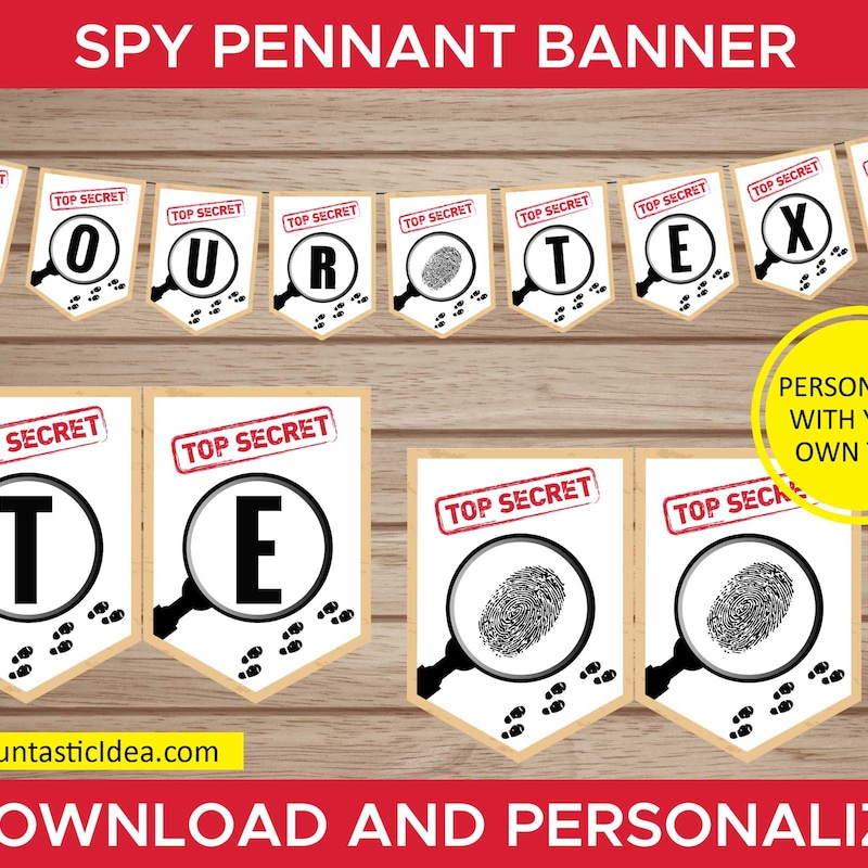 Secret Agent Party - Etsy