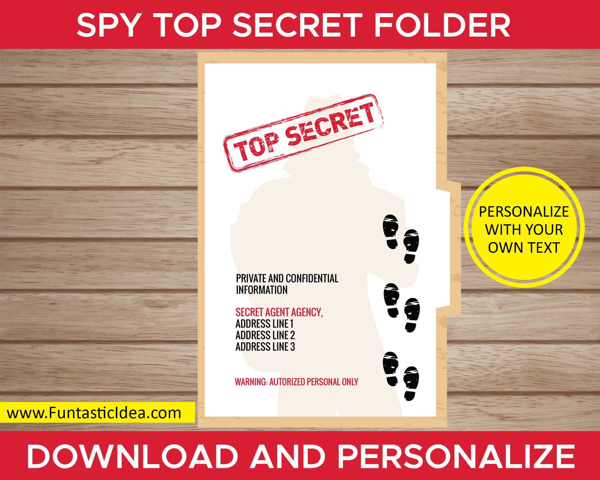 Spy / Secret Agent Birthday Invitation, Spy Party Invitation, Spy ...