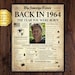 Back in 1964, What Happened in 1964, 1964 Back in the Day, Unique ...