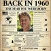 Back in 1960, What Happened in 1960, 1960 Back in the Day, Unique ...