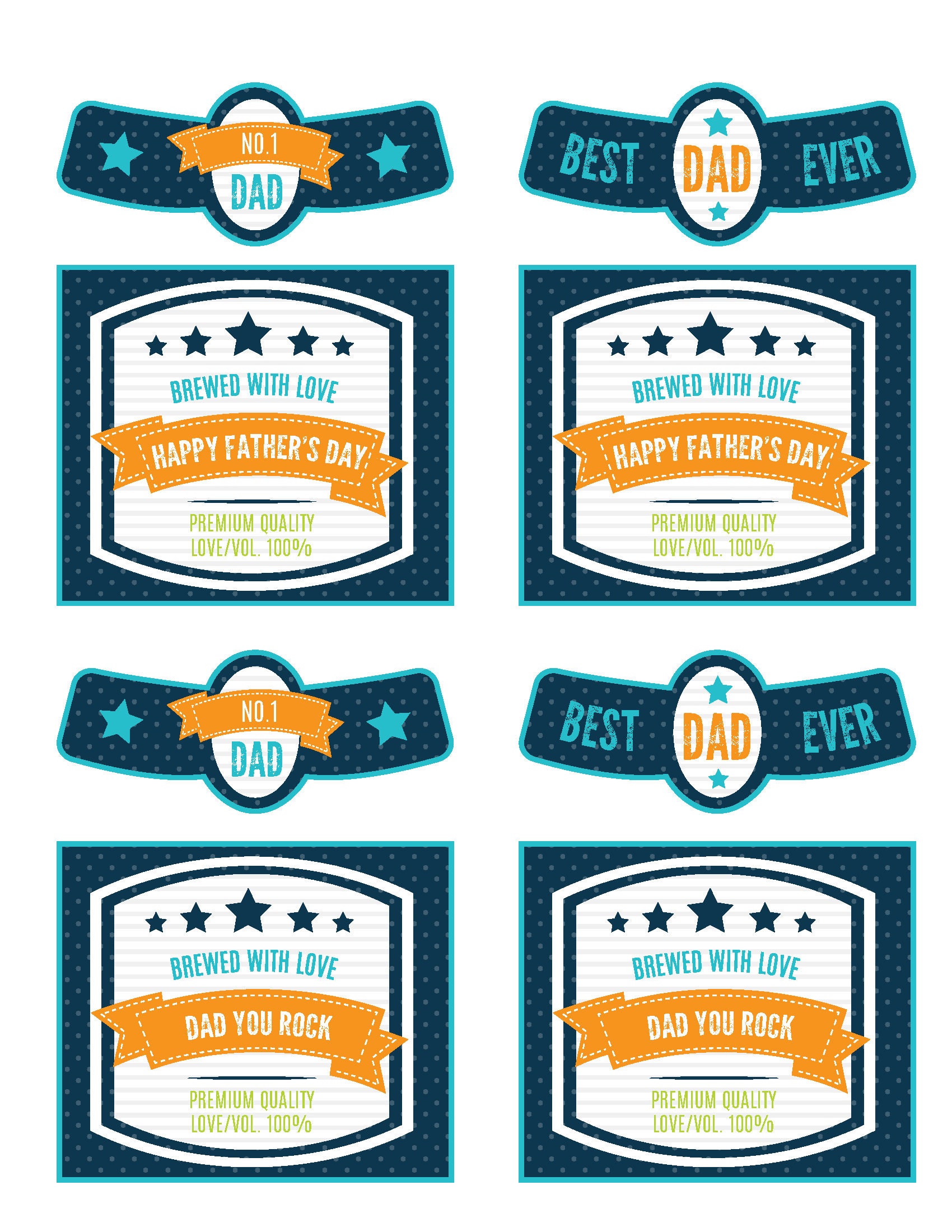 Fathers Day Beer Labels, Gift for Dad, Fathers Day Gift, First Fathers ...