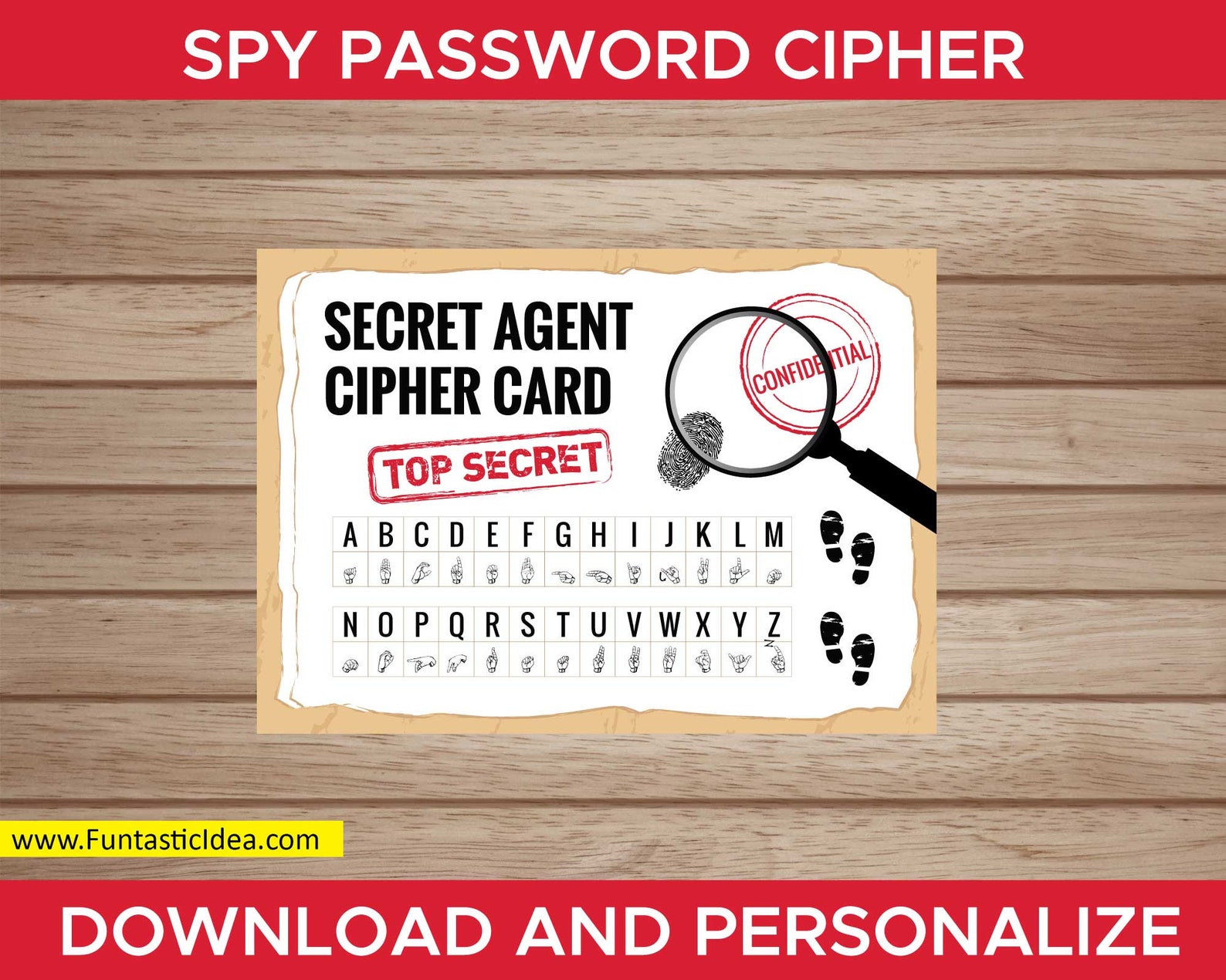 Spy / Secret Agent Birthday Invitation, Spy Party Invitation, Spy ...