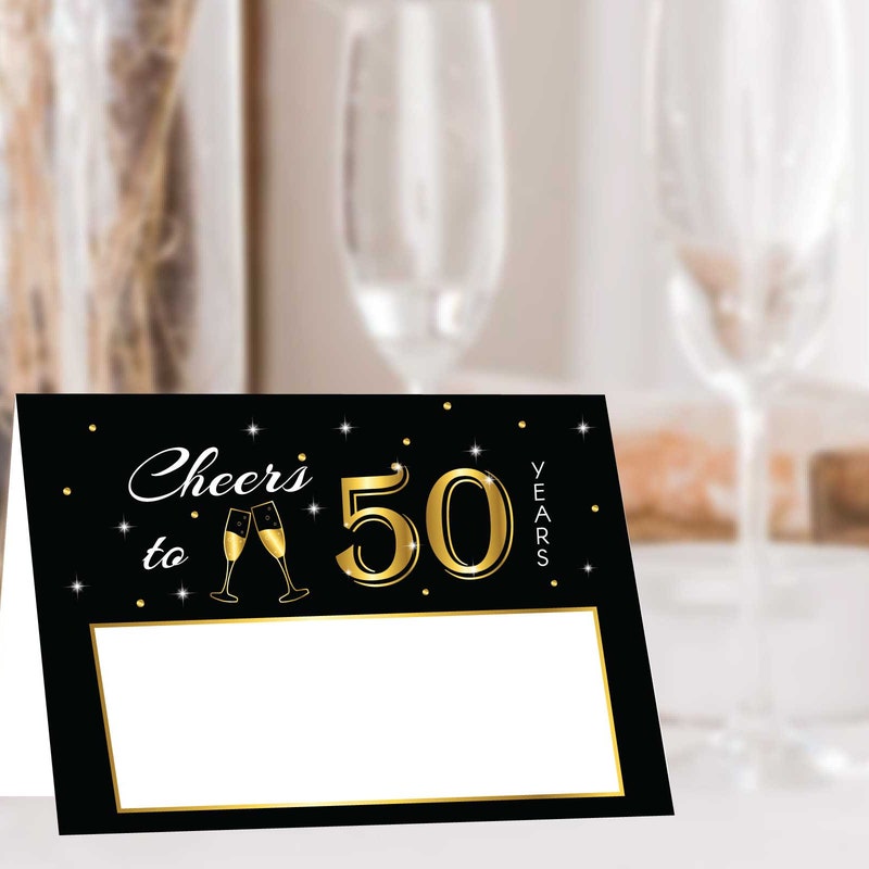 50th Birthday Labels - Etsy