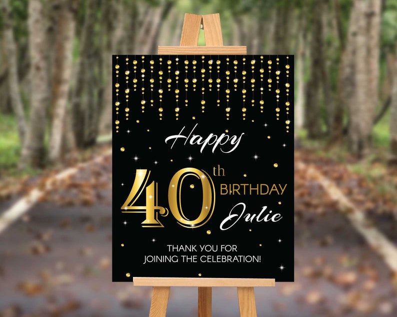 40th Birthday Party Bundle | One-of-a-kind Bundle | Includes ...