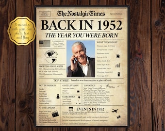 Back in 1951, What Happened in 1951, 1951 Back in the Day, Unique ...