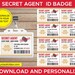 Spy / Secret Agent Birthday Party Kit, Spy Birthday Collection Package ...