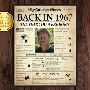 Back in 1967, What Happened in 1967, 1967 Back in the Day, Unique ...