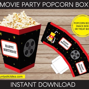 The Ultimate Movie Themed Party Kit, Movie Birthday Party Package ...