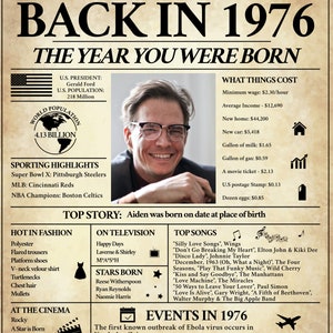 Back in 1976, What Happened in 1976, 1976 Back in the Day, Unique ...