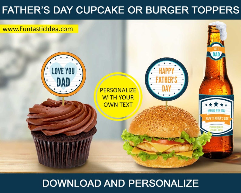 Fathers Day Pack Fathers Day Card Fathers Day Gift Tags - Etsy