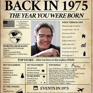 Back in 1975, What Happened in 1975, 1975 Back in the Day, Unique ...