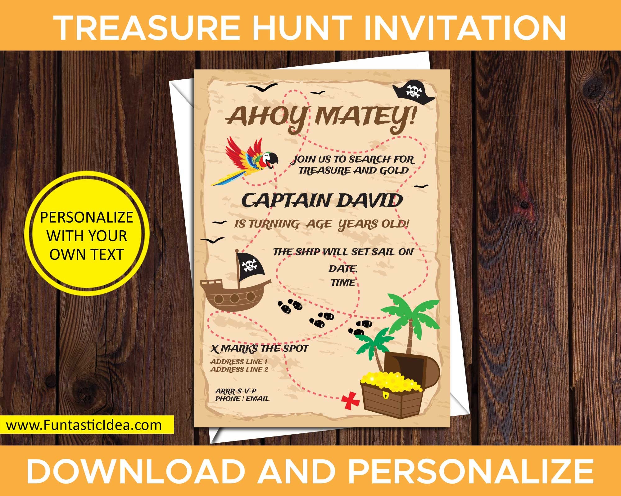 The Ultimate Treasure Hunt Birthday Party Kit Treasure Hunt - Etsy