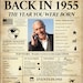 Back in 1955, What Happened in 1955, 1955 Back in the Day, Unique ...