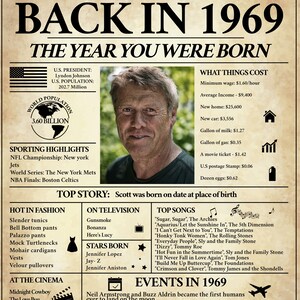 Back in 1969, What Happened in 1969, 1969 Back in the Day, Unique ...