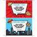 Super Hero Thank You Cards, Super Hero Thank You Notes, Superhero Thank ...