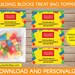 Building Blocks Birthday Party Kit Building Blocks Birthday - Etsy