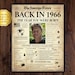 Back in 1966, What Happened in 1966, 1966 Back in the Day, Unique ...