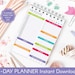 Daily Digital Planner | 7-day Planner | Daily Agenda | Monday to Sunday ...