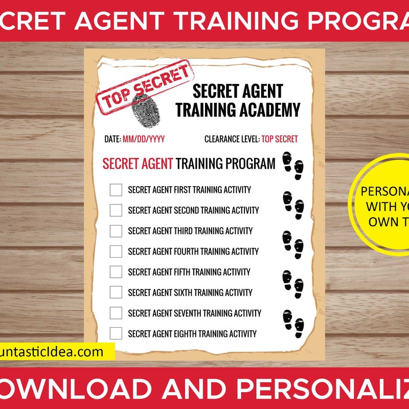 Secret Agent Party - Etsy