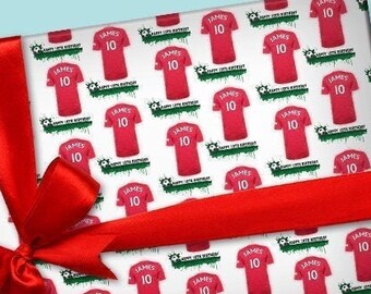 Football Wrapping Paper | Etsy