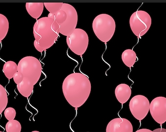 Multi Color Birthday Balloons Stream Alert Animated Party Overlay With ...